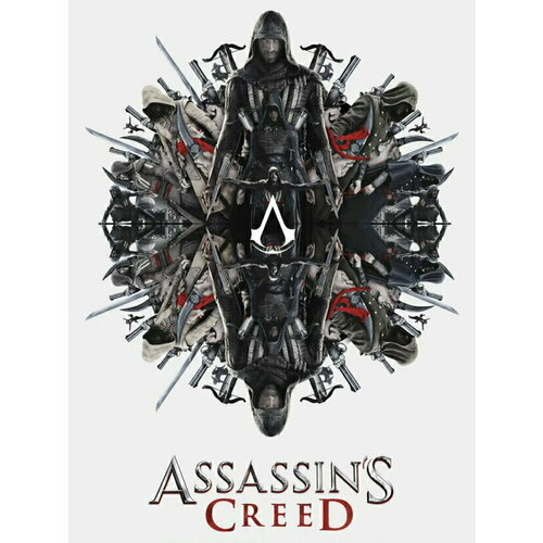 Плакат, постер на бумаге Assassins Сreed/Кредо Ассасина/игровые/игра/компьютерные герои персонажи. Размер 21 на 30 см