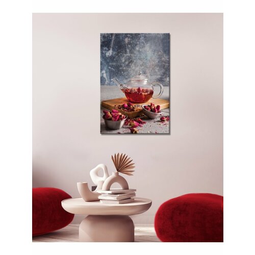 Картина на холсте с подрамником Травяной чай 2 60х80