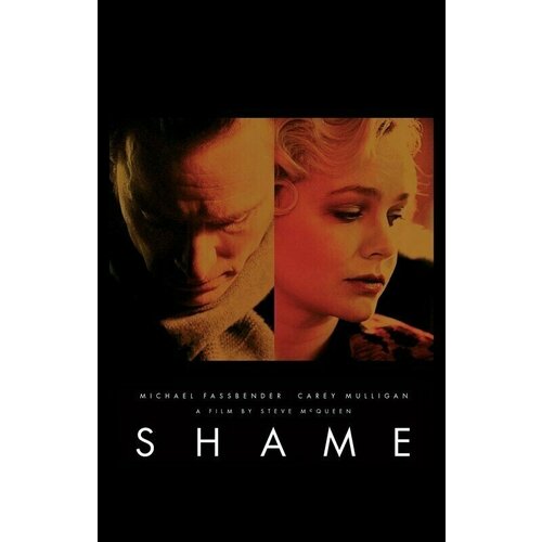 Плакат, постер на бумаге Стыд (Shame), Стив МакКуин. Размер 21 х 30 см