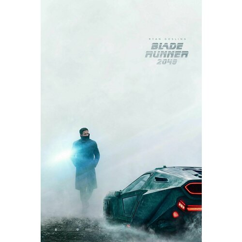Плакат, постер на холсте Бегущий по лезвию 2049 (Blade Runner 2049, 2017г). Размер 42 на 60 см