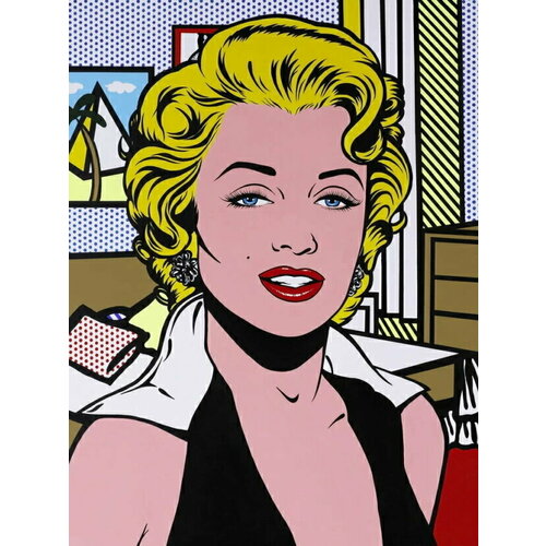 Плакат, постер на бумаге Marilyn Monroe/Мэрилин Монро/искусство/арт/абстракция/творчество. Размер 30 х 42 см