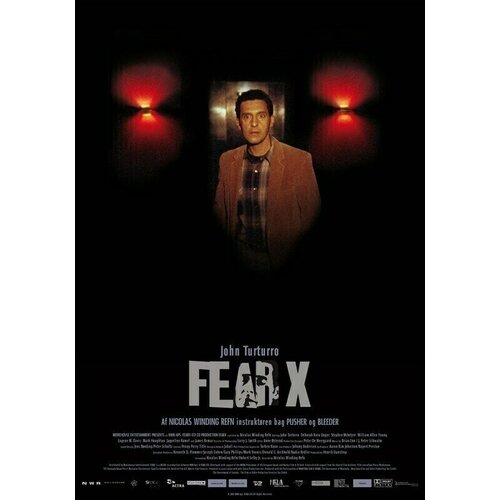 Плакат, постер на холсте Страх Икс (Fear X), Николас Виндинг Рефн. Размер 21 х 30 см
