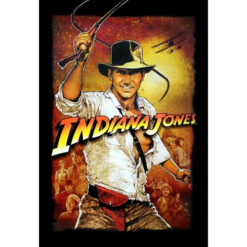 Плакат, постер на бумаге Indiana Jones, Индиана Джонс. Размер 42 х 60 см