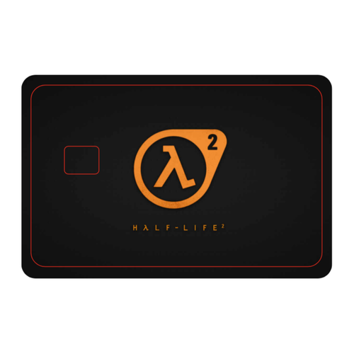 Наклейка на банковскую карту, стикер на карту, маленький чип, мемы, приколы, комиксы, стильная наклейка мемы, игры, Half-Life 2