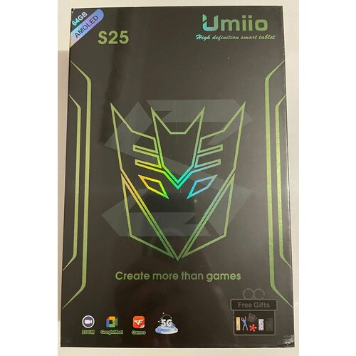 Детский планшет Umiio S25, 4/64 Gb, 8.1 дюйм, Android 12, голубой