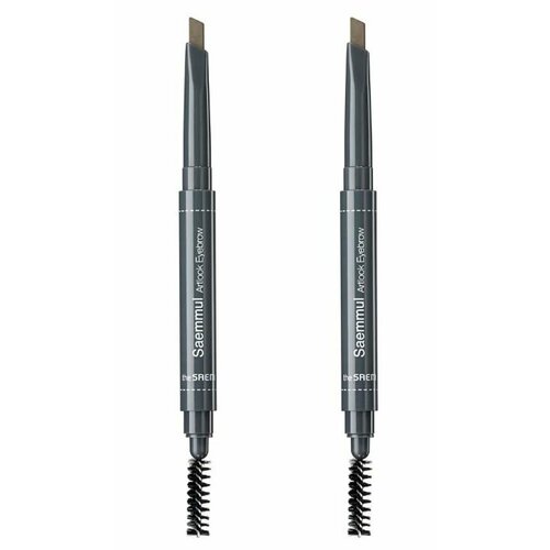 The Saem Карандаш для бровей Saemmul Artlook Eyebrow 02. Deep Brow 0,2гр, 2шт