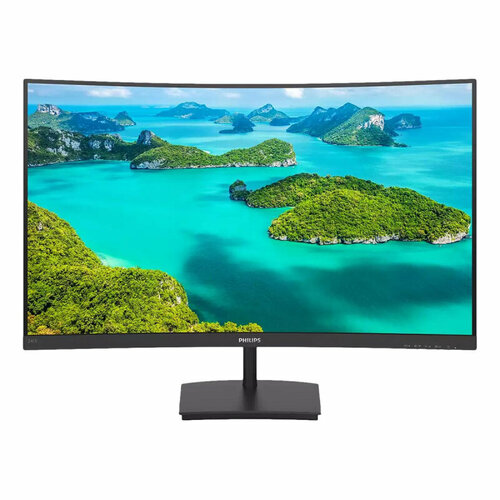 Монитор Philips (241E1SC(00/01) 23.6/VA/FHD/HDMI/VGA/75Hz/250cd