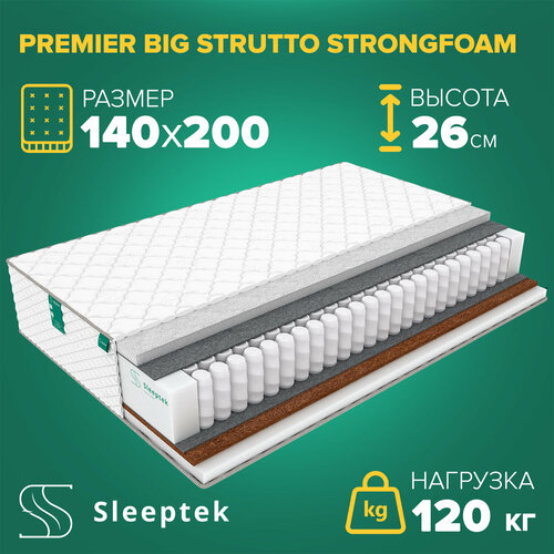 Матрас Sleeptek PremierBIG Strutto StrongFoam 140х200