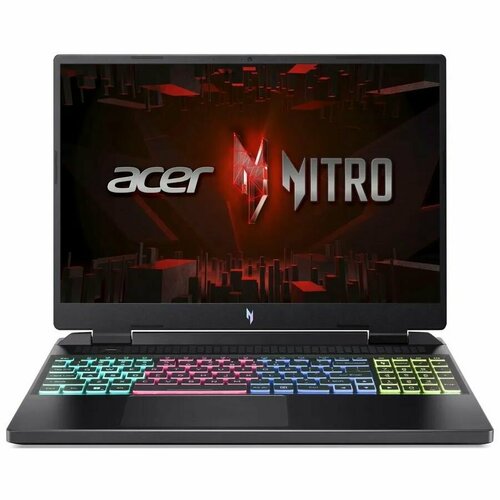 Ноутбук Acer Nitro AN16-41-R7X6 16 (1920x1200) IPS 165Гц/AMD Ryzen 7 7840H/16GB DDR5/1TB SSD/GeForce RTX 4050 6GB/Без ОС черный (NH. QLKCD.001)