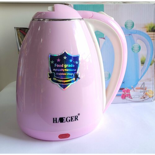 Электрический чайник розовый