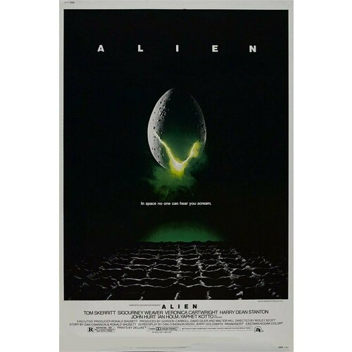Плакат, постер на бумаге Чужой (Alien), Ридли Скотт. Размер 42 х 60 см