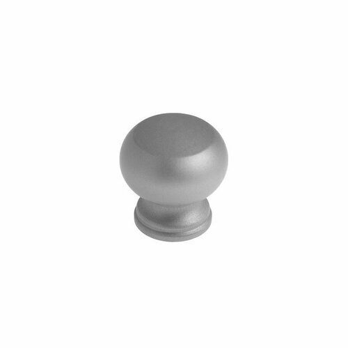 Ручка-кнопка CAPPIO, d=25 мм, цвет матовый серый (комплект из 9 шт)