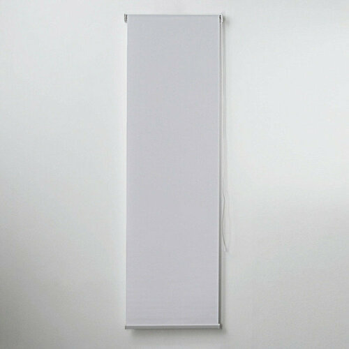 Штора рулонная «Механика. Блэкаут», 60×180 см (с учётом креплений 3,5 см), цвет белый (комплект из 2 шт)