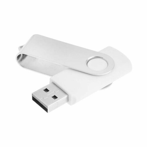 Флешка L 104 W, 32 ГБ, USB2.0, чт до 25 Мб/с, зап до 15 Мб/с, белая (комплект из 2 шт)