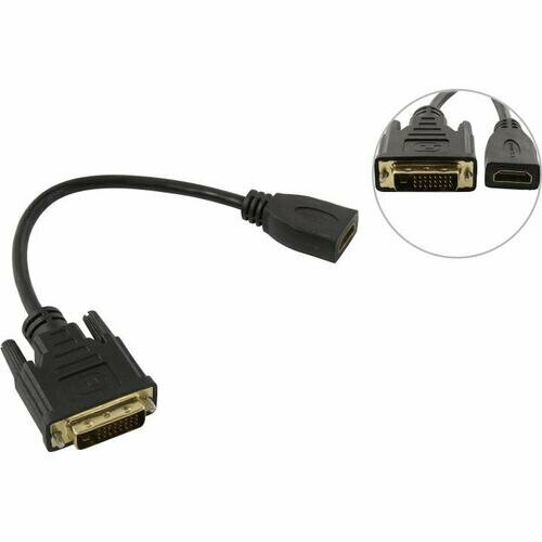 Переходник HDMI <-> DVI-D Exegate EX-CC-HDMIF-DVIM-0.15