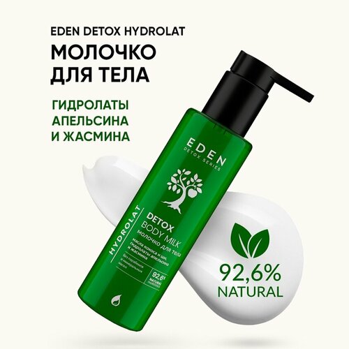 Молочко для тела EDEN DETOX увлажняющее с гидролатами 200 мл