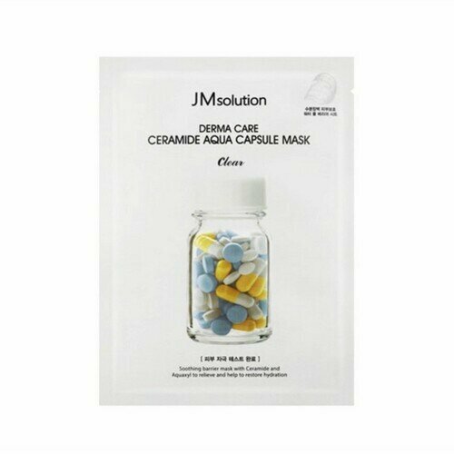 JMsolution Маска восстанавливающая с керамидами - Derma care ceramide aqua capsule mask, 30мл