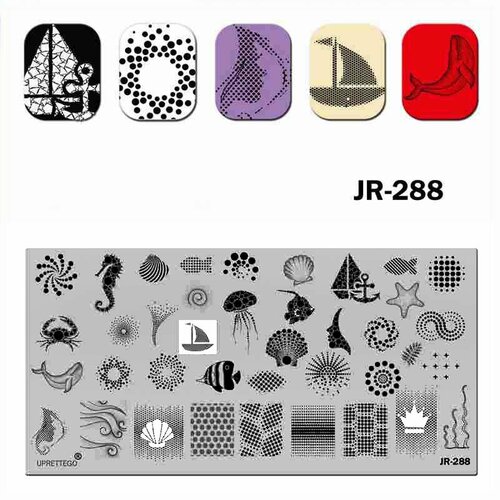 Пластина для стемпинга JR288