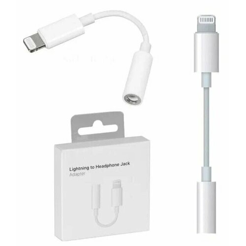 Переходник для наушников для Apple Iphone и Ipad, белый