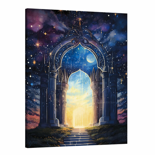 Интерьерная картина 50х70 "Звездные врата"