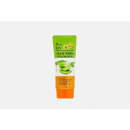 Солнцезащитный крем uv soothing & moisture aloe vera sun block spf 50 pa+++