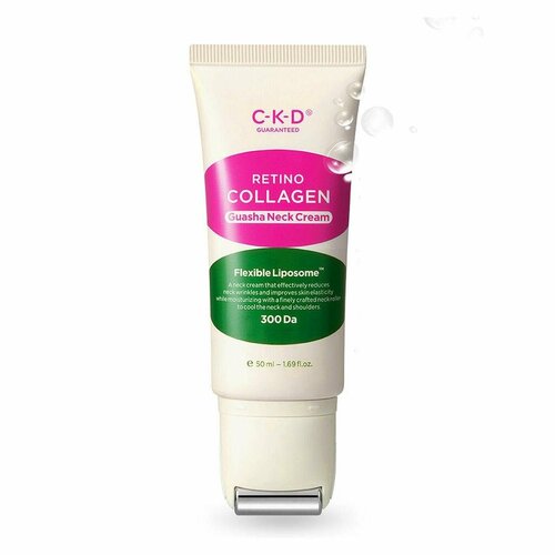 CKD Крем для шеи омолаживающий - Retino collagen small molecule 300 guasha neck cream, 50мл