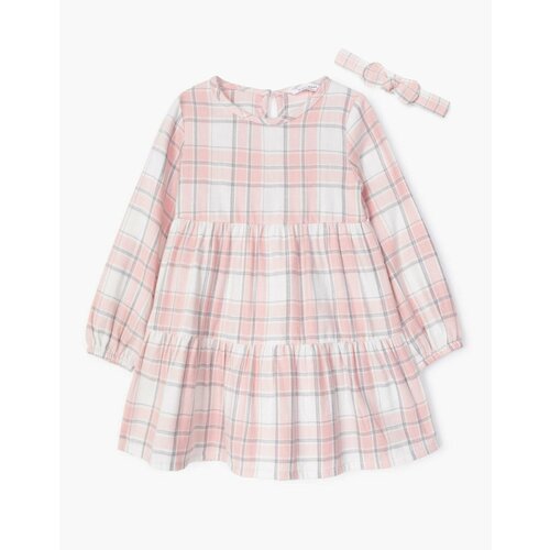 Платье Gloria Jeans, размер 12-18мес/86, розовый, мультиколор