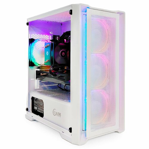 Игровой PC юкомс i7 2600, GT 210, HDD 1TB, SSD 480GB, 8GB DDR3, БП 450W, win 10 pro, White game case