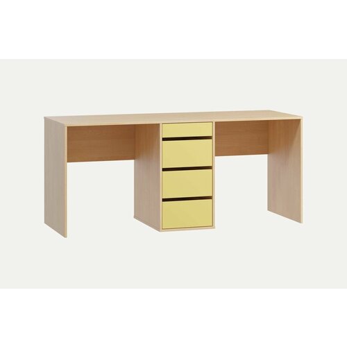 Письменный стол Пенни-3 Plywood Mustard