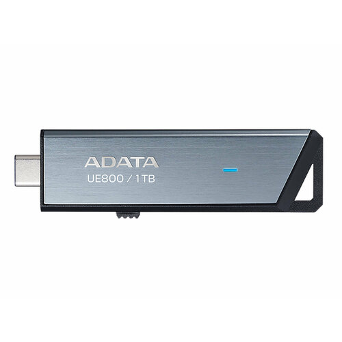 Флешка ADATA Elite UE800, 1Tb, USB Type-C, Серебристый AELI-UE800-1T-CSG
