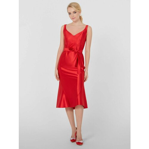 Платье Lo, размер 52, красный