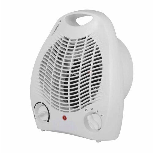 Тепловентилятор, тепловентилятор электрический для дома, обогреватель напольный, 3 режима работы, регулировка мощности и температуры, белый