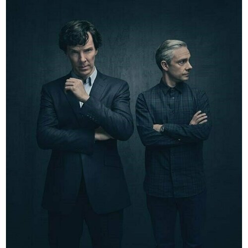 Плакат, постер на холсте Шерлок (Sherlock), Пол МакГиган, Коки Гидройч, Эрос Лин. Размер 21 х 30 см