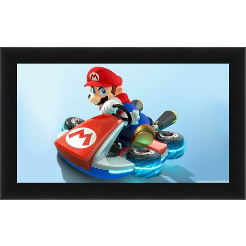 Плакат, постер на бумаге Mario Kart 8. Размер 42х60 см