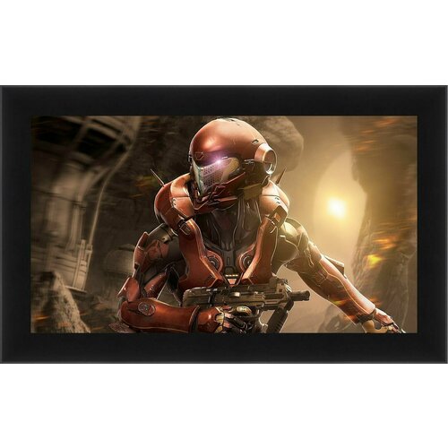 Плакат, постер на холсте Halo 5: Guardians. Размер 30х42 см