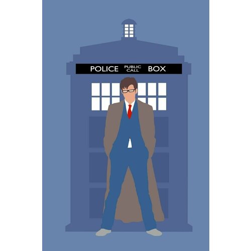 Плакат, постер на бумаге Доктор Кто (Doctor Who, c 1963 года). Размер 60 на 84 см