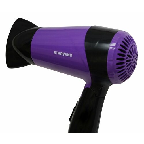 Фен Starwind SHP6102 1600Вт черный/фиолетовый