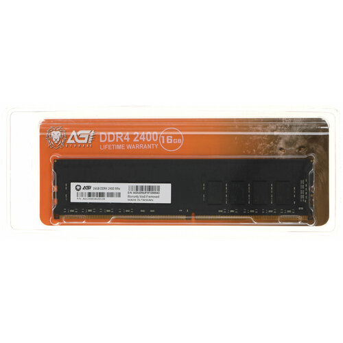 Память DDR4 16Gb 2400MHz AGi AGI240016UD138 UD138 RTL PC4-19200 DIMM 288-pin 1.2В Ret