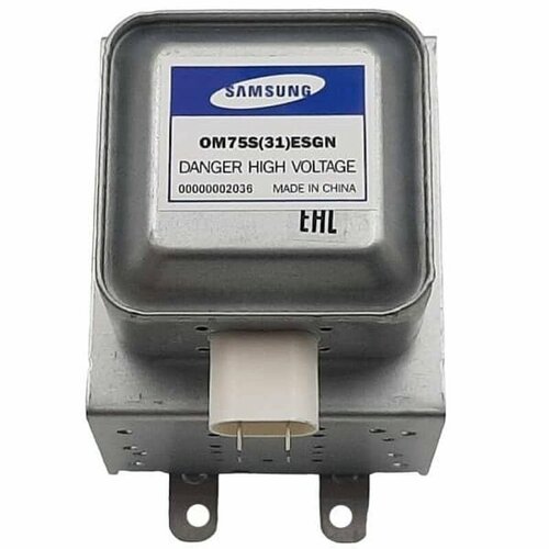 Магнетрон OM75S(31)ESGN (OM75S(31)MTMN) 900Вт (5 пластин) для микроволновой печи (СВЧ) Samsung
