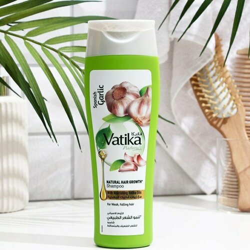 Шампунь для волос Dabur VATIKA GARLIC для ломких и выпадающих волос, 200 мл (комплект из 4 шт)