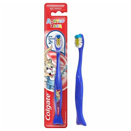 Зубная щетка детская (2+лет) COLGATE, супер мягкая, 4606144002618