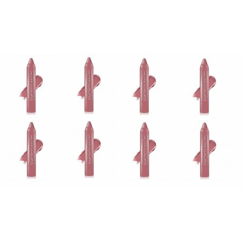 Помада-карандаш для губ Belor Design Smart Girl SATIN COLORS, тон №01, бежевый х 8шт