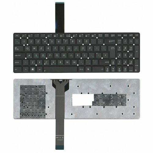 Клавиатура для Asus K55 черная без рамки (вертикальный Enter)