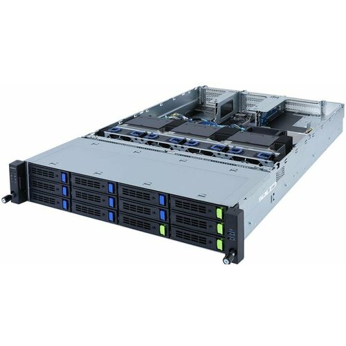 Сервер в корпусе высотой 2U Никс gS9600/pro2U S92482Fi Xeon Silver 4314/128 ГБ/1 x 960 Гб SSD/A100/Aspeed AST2600