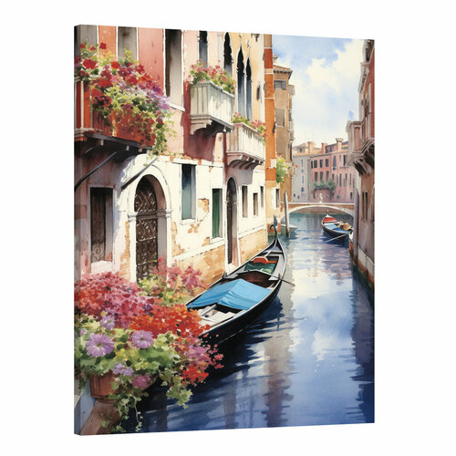 Интерьерная картина 50х70 "Путешествие в Италию"