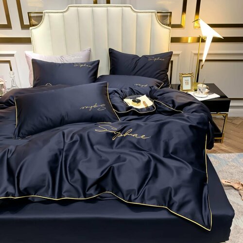 Комплект Постельного Белья "Гармония" от бренда Mency, размер 1,5 спальный, наволочки 70х70
