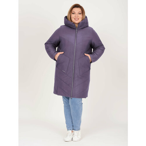 Куртка  Karmelstyle, размер 52, фиолетовый