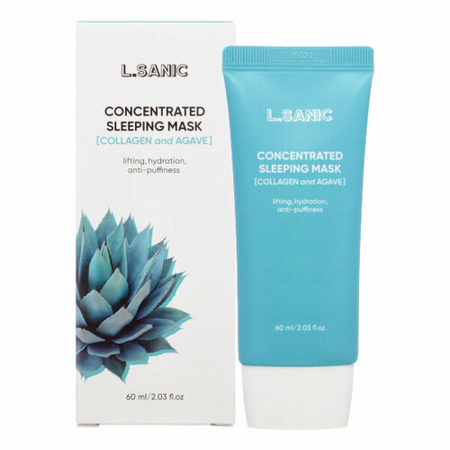 L.SANIC Collagen & Agave Concentrated Sleeping Mask Концентрированная ночная маска с коллагеном и агавой