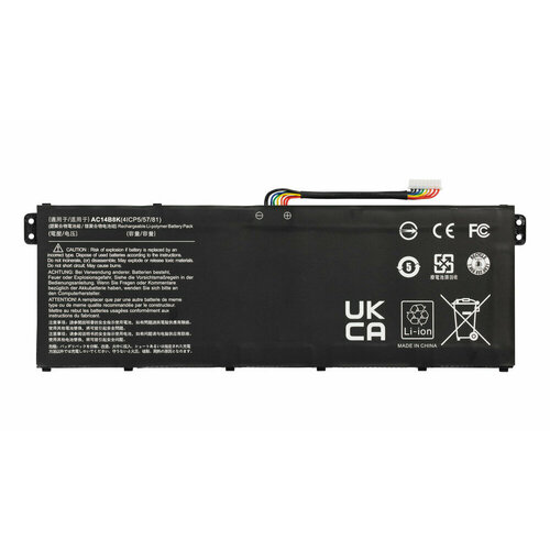 Аккумулятор / батарея AC14B3K Premium для Acer Aspire ES1-512, E5-771G, ES1-511, ES1-311, ES1-111m, E3-112, R3-131T / 15,2V 3220mAh 48,94Wh
