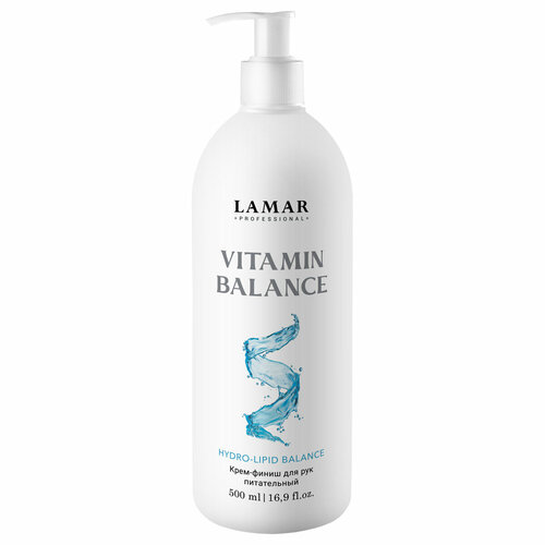 Lamar Professional, Крем для рук питательный Vitamin balance, 500 мл